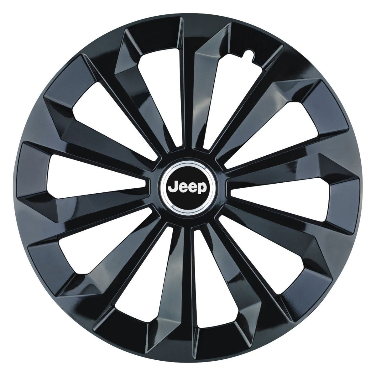 Set 4 Capace Roti 15 inchi (R15) Fame Negru, Compatibile Cu Jeep